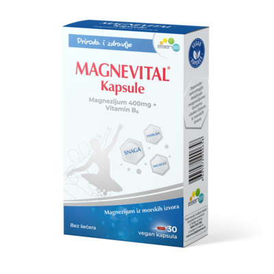 Magnevital magnezijum 400 mg + vit B6, 30 kapsula • Proizvod • Esensa