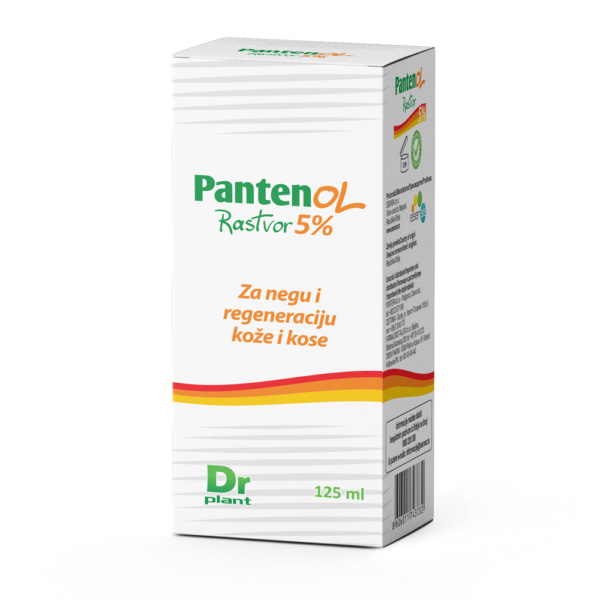 Pantenol rastvor 5% za regeneraciju oštećene kože i kose, 125ml ...